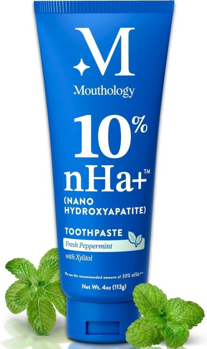 Mouthology 10% Nano Hydroxyapatite Toothpaste (Fluoride Free ...
