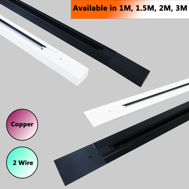 3H Landasan Rel Track Rail 1M/2M/3M Untuk Lampu Track LED & Track ...