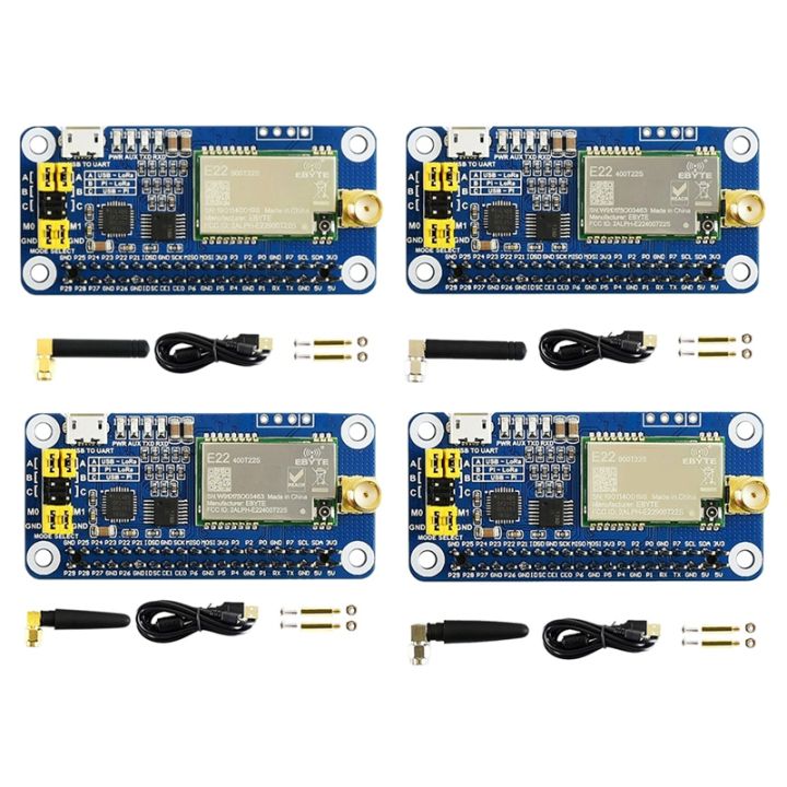 LoRa HAT for Raspberry Pi Series Boards Frequency Band Communication ...