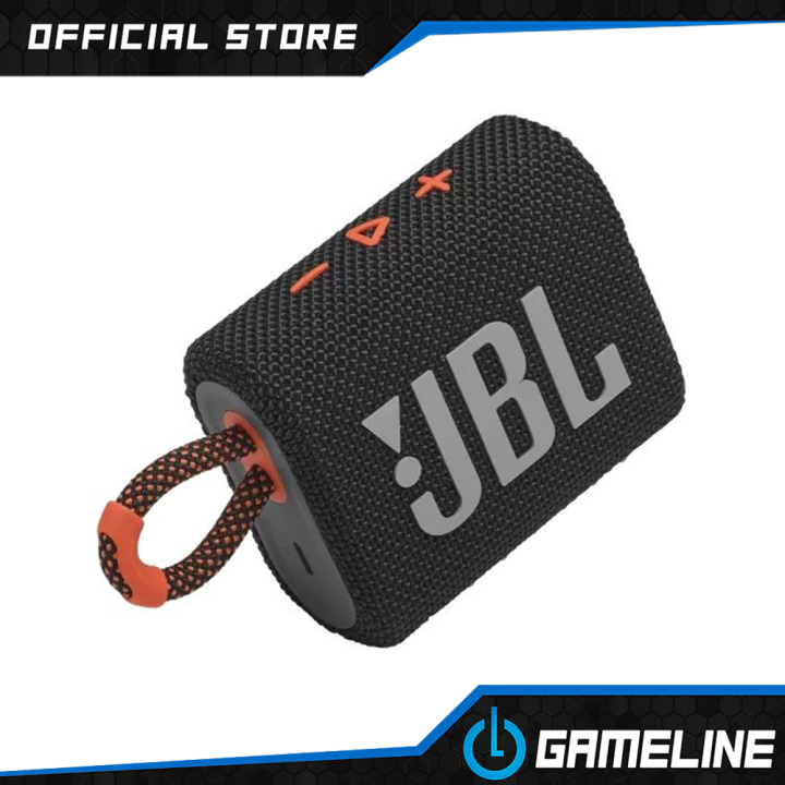 JBL GO 3 Portable Bluetooth Speaker - Black Orange | Lazada PH