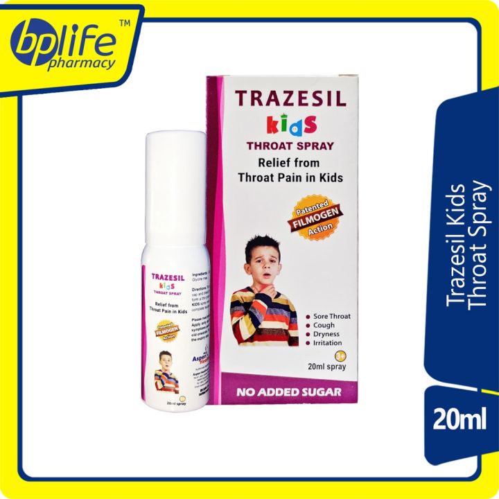 Trazesil Kids Throat Spray 20ml | Lazada