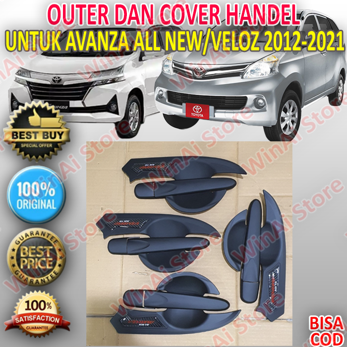 Paket Outer Handle Cover All New Avanza 2012-2020 | Lazada Indonesia