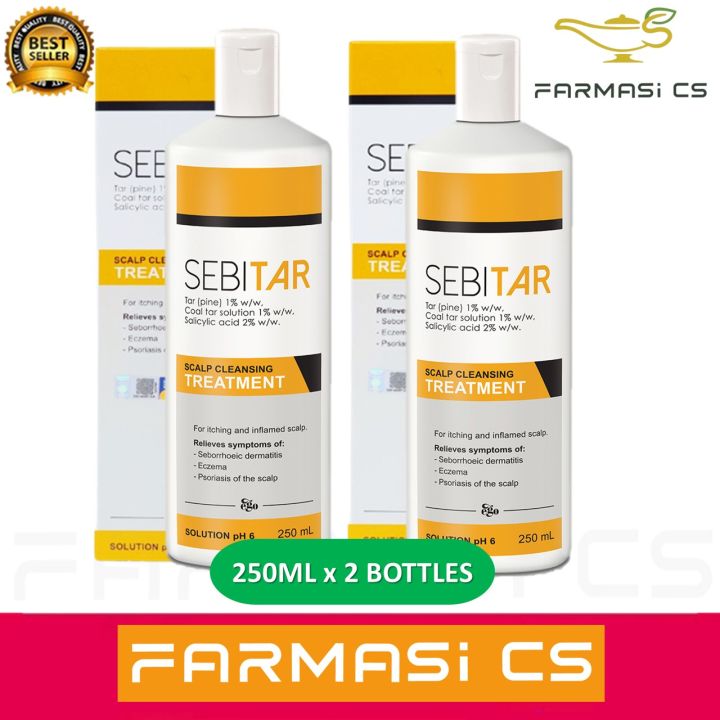 Ego Sebitar Scalp Cleansing Treatment 250ml x 2 bottles (TWIN) EXP:05/ ...