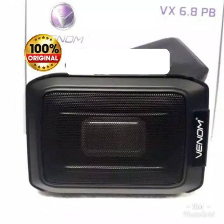 Venom VX6.8PB Subwoofer Aktif Subwoofer Kolong Garansi Resmi | Lazada ...