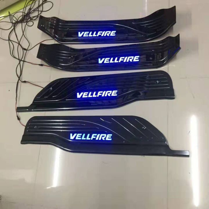 Xuming Stainless Steel Moving Led Door Sill Plates for Toyota Vellfire ...