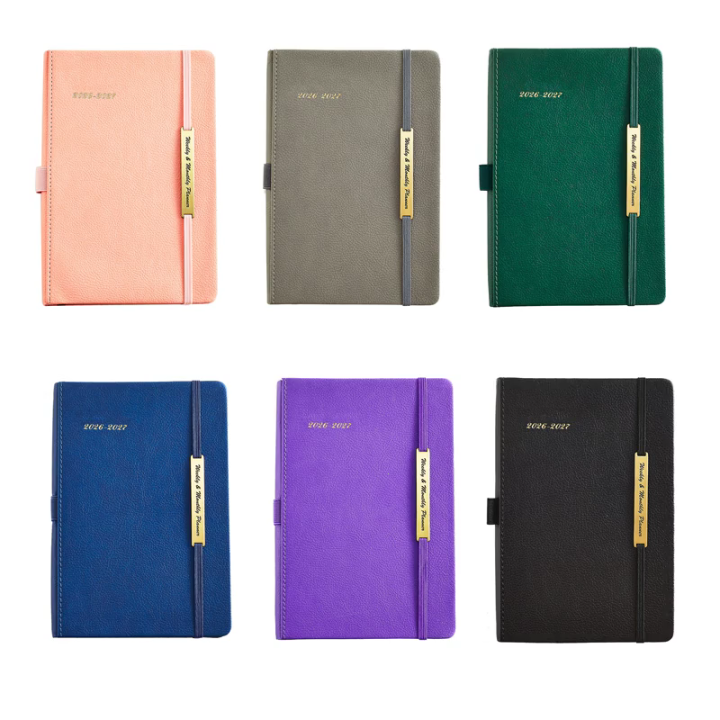2026-2027 Schedule Notebook Weekly Planner with Elastic Closure ...
