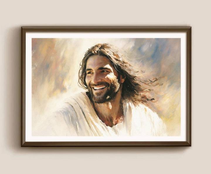 1 Piece Laughing Christ Digital Wall Art by Alex Kovych - Jesus Christ ...