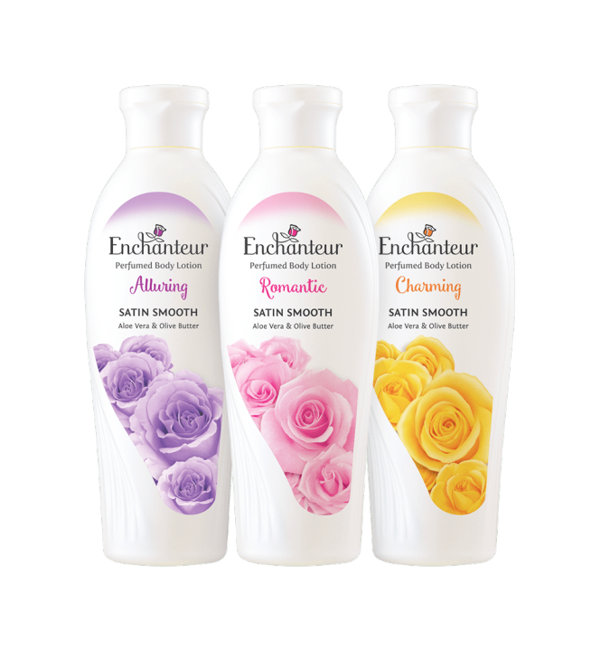 Hand Body Enchanteur Perfumed Body Lotion Satin Smooth 100ML | Lazada ...