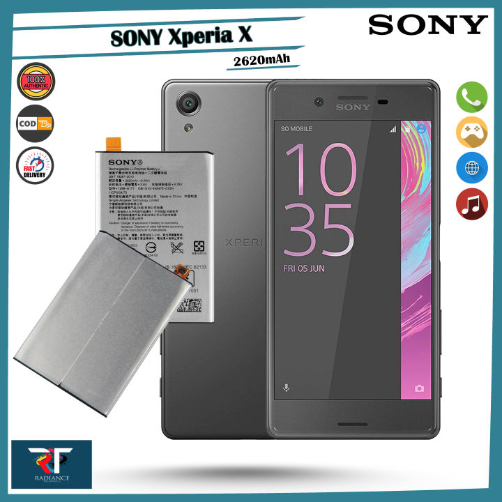 SONY Xperia X Battery 2620mAh F5122, F5121 | Model: LIP1621ERPC ...