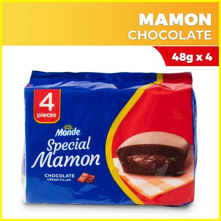 Monde Special Mamon Chocolate Cream Filling 4 Packs 48g | Lazada PH