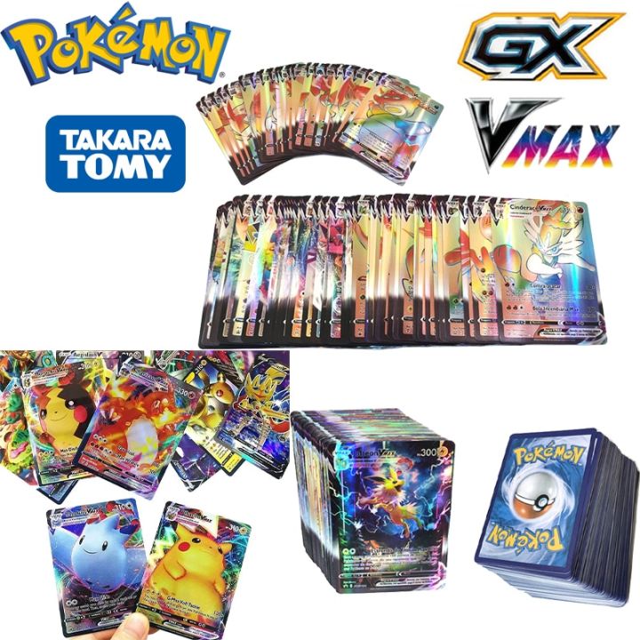 New English Card Pokemon Pikachu Cards Vmax GX Charizard Carte Pokémon ...
