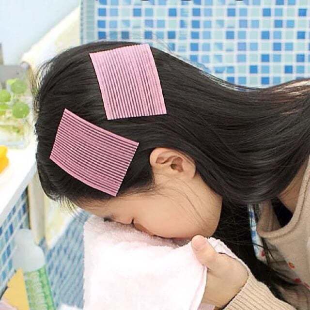 Bangs magic paste posts hair sticker clip magic tape | Lazada PH