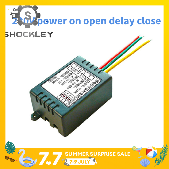 Shockley Delay Timer Switch AC 110V~250V Mini Power On Delay Time Relay ...