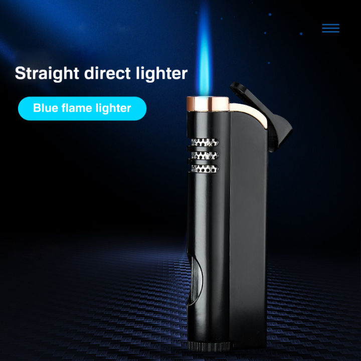 KIMIGO Metal Lighter Refillable Lighter Straight Flame Wind Resistant ...