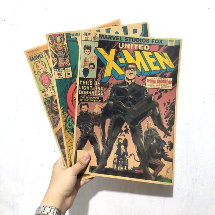 Marvel XMEN Vintage Comic A4 Poster Customized | Lazada PH