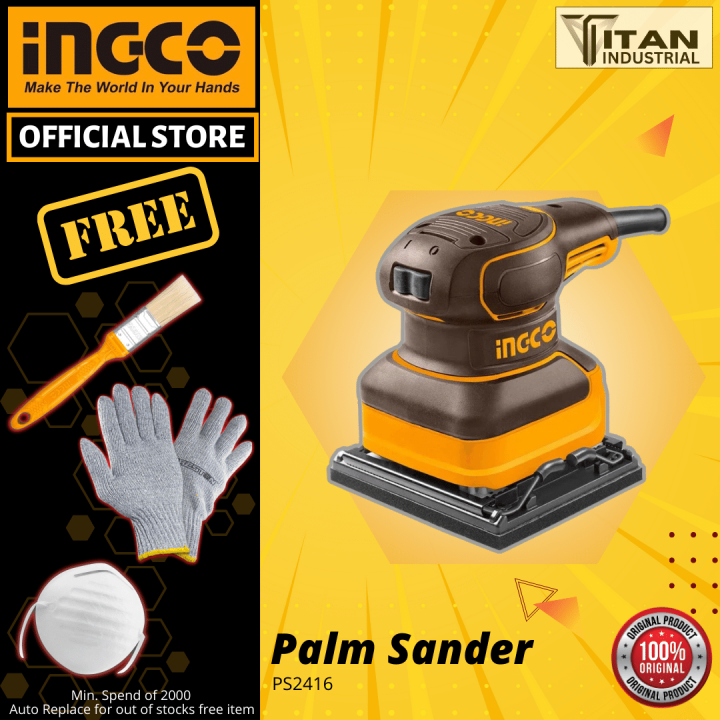 INGCO Sander Palm Sander • Tm ss | Lazada PH