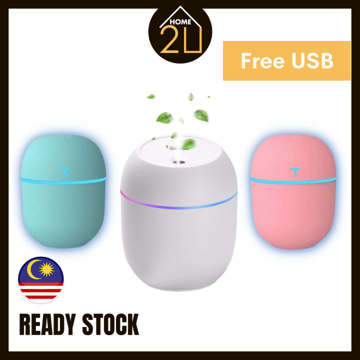 Home2U🏡 Mini Air Humidifier 200ML USB Aroma Essential Oil Diffuser Home ...