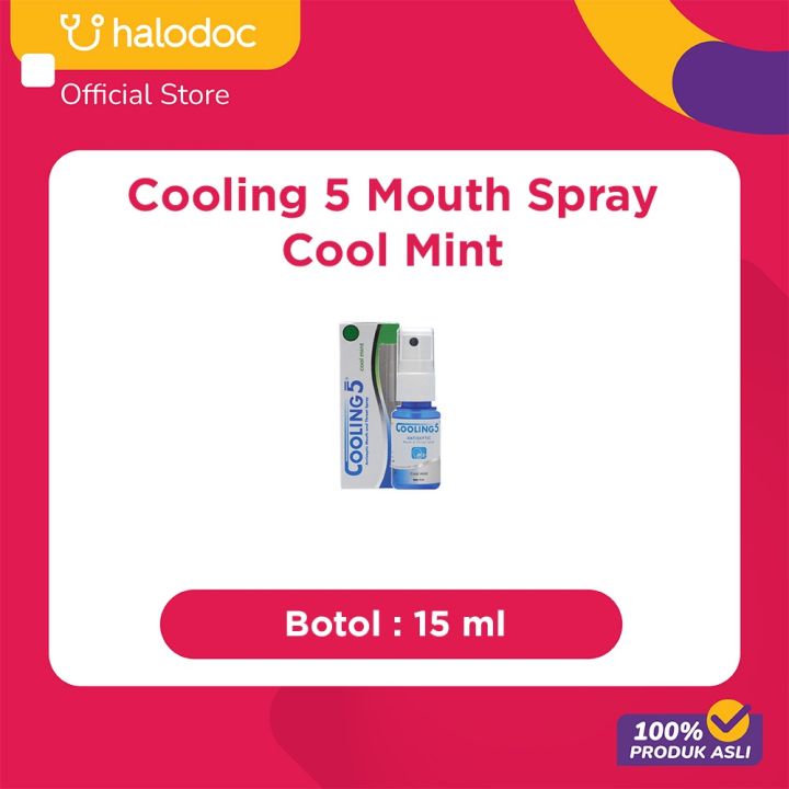 Cooling 5 Mouth Spray Cool Mint 15 ml | Lazada Indonesia