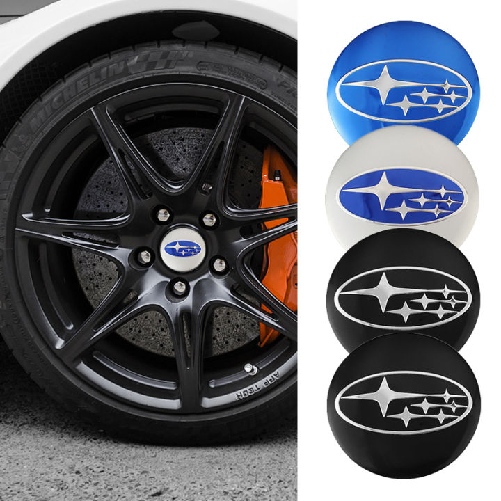 4Pcs 56mm Car Wheel Hub Cap Metal Emblem Stickers Accessories For ...