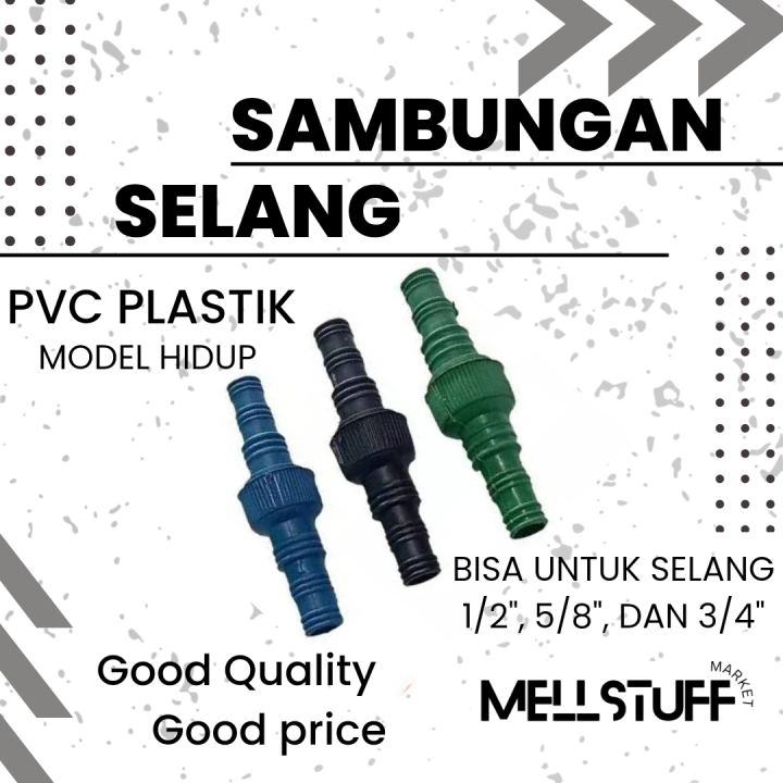 Sambungan Selang PVC Plastik Model Hidup Untuk Ukuran Selang 1/2" 5/8 ...