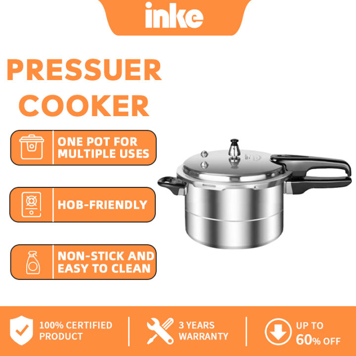 INKE Pressure Cooker 4L, 5L, 7L, Domestic Gas/induction cooker ...