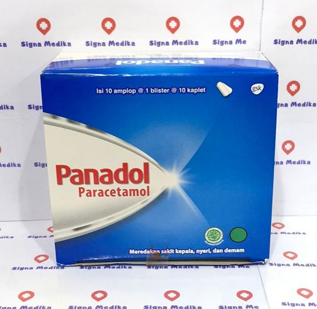 Panadol Biru 500mg Box Isi 100 Tablet - Obat Demam | Lazada Indonesia