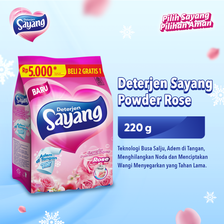 Sayang Rose Powder Detergent 220 GR | Lazada Indonesia