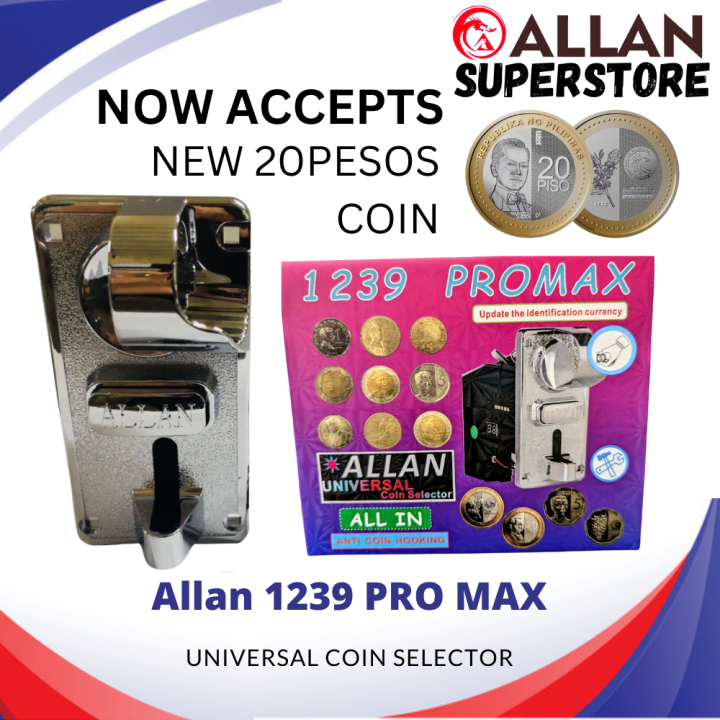 Allan Superstore NEW AND IMPROVE 1239 PRO MAX Universal Coinslot ...