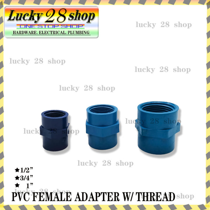 PVC FEMALE ADAPTER WITH THREAD PIPE FITTINGS | Lazada PH