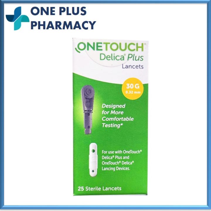 One Touch Delica Plus Lancets 25 pieces | Lazada