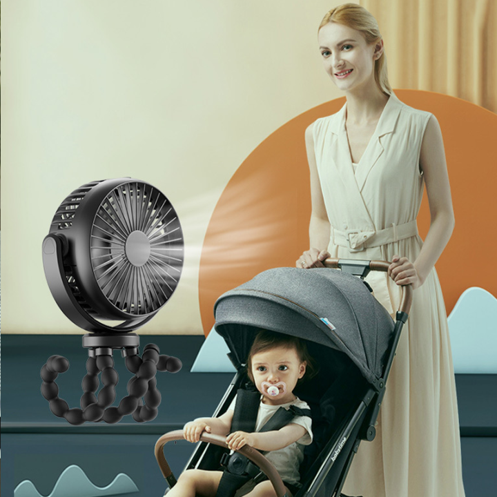 Mini Fan Rechargeable Clip Multifunctional Handheld Usb Portable ...