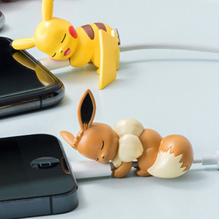 【YIDEA HONGKONG】Pokemon Pikachu Kartun Gigitan Kabel Kabel Pelindung ...