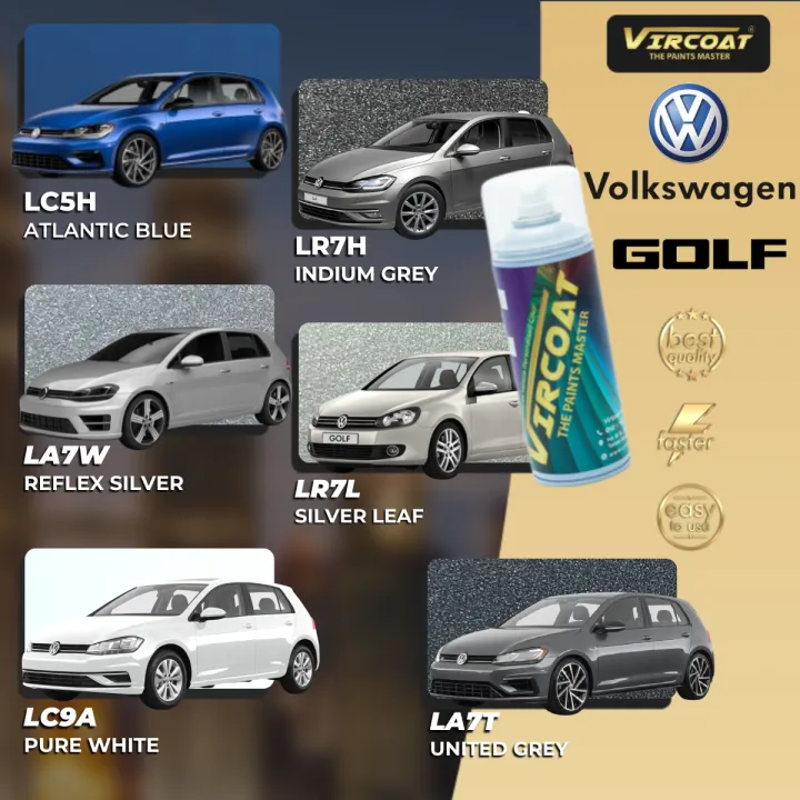 [Volkswagen Golf] VIRCOAT Aerosol Spray 2K Paint/ Car Body Touch Up ...