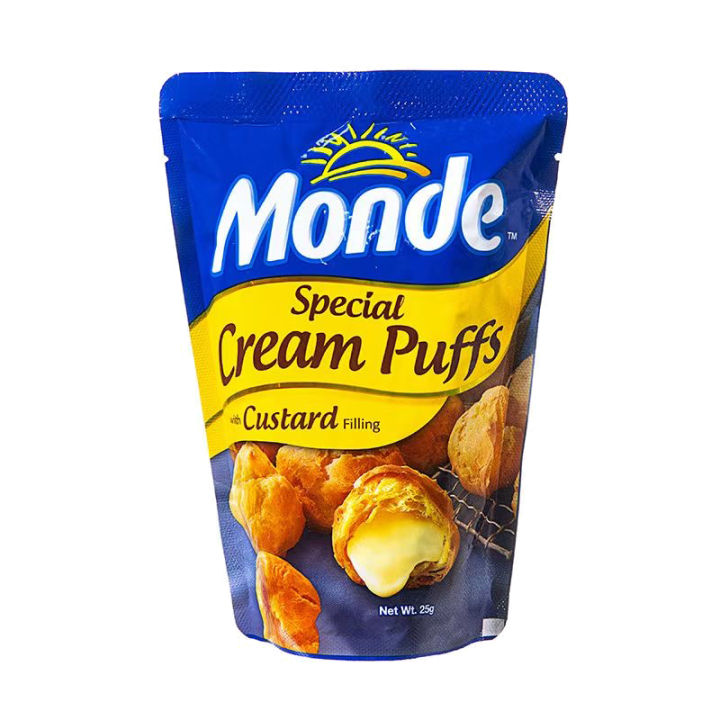 Philippines imported Monde chocolate cream sandwich puffs cakes ...