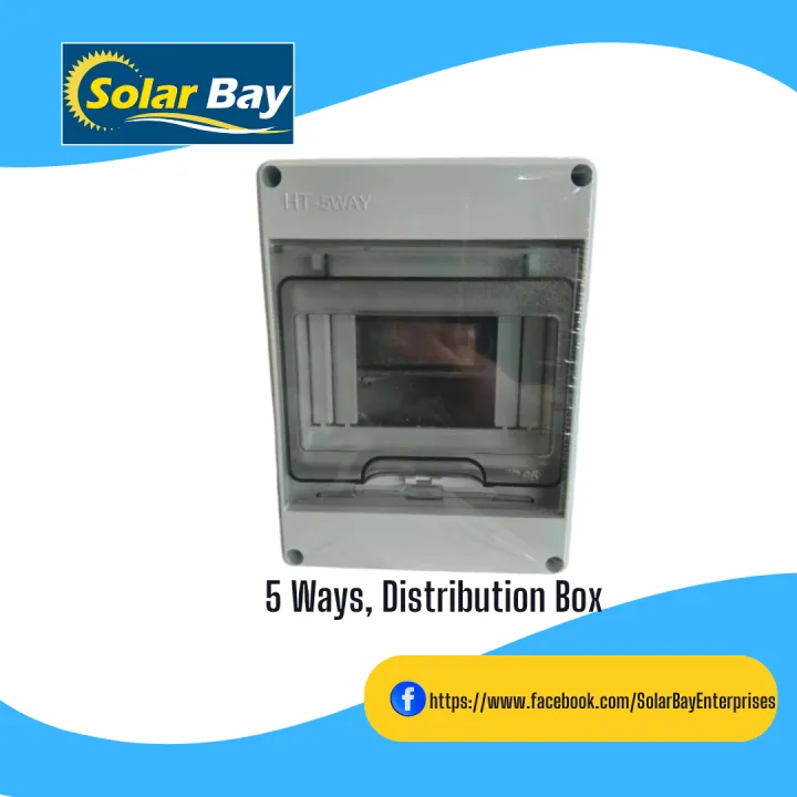 SolarBay 5 Ways,8 Ways,12 Ways, 18 Ways Plastic Distribution Box ...