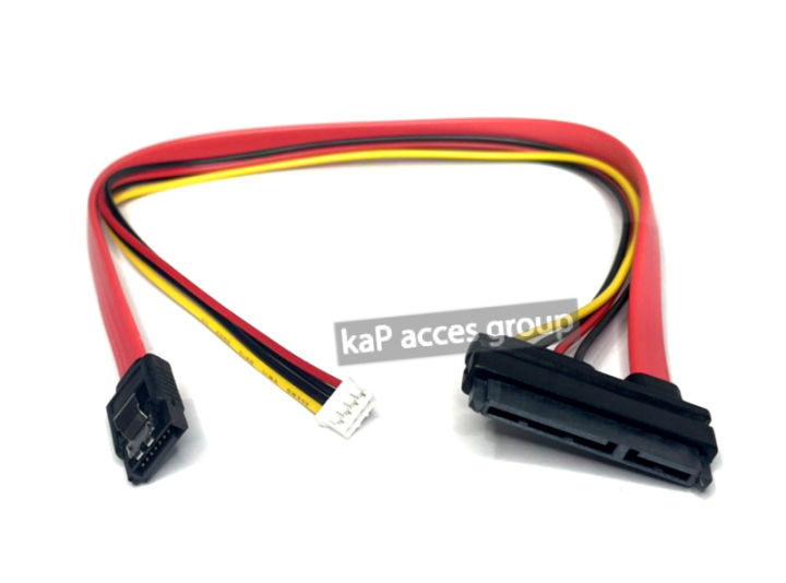 SATA + Power SMD 4 Pin Cable สาย Serial ATA 22pin HDD ความยาว 35ซม. สาย ...