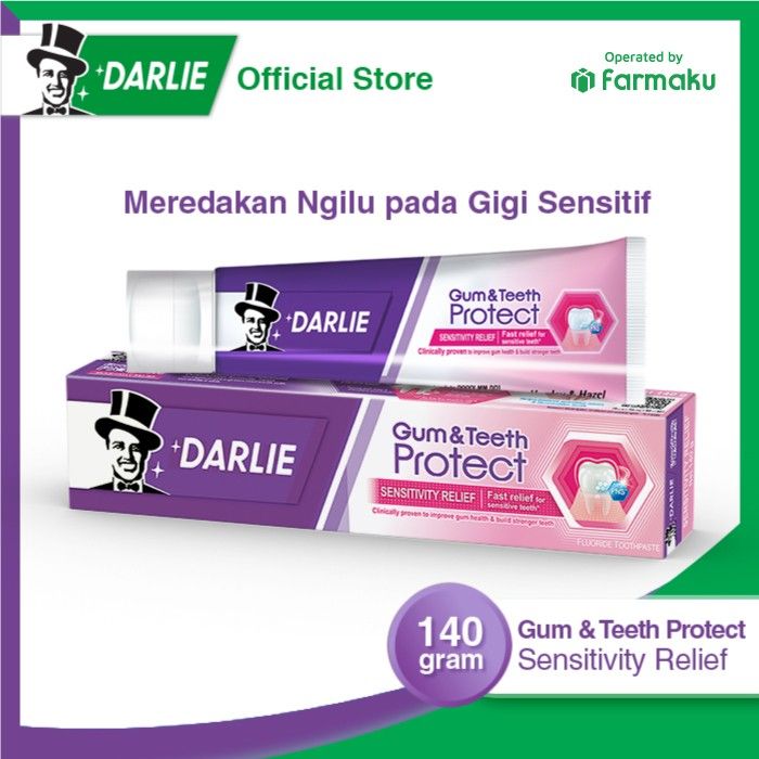 DARLIE Pasta Gigi Gum & Teeth Protect Sensitivity Relief 140g - 1 Pcs ...