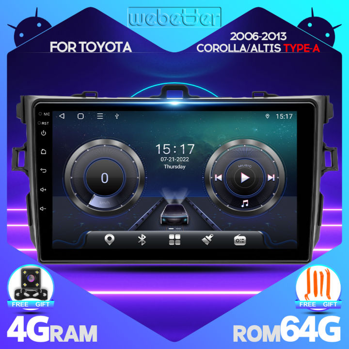 WeBetter TopNavi 9inch 4Core IPS Full Touch Android Car Radio Audio ...