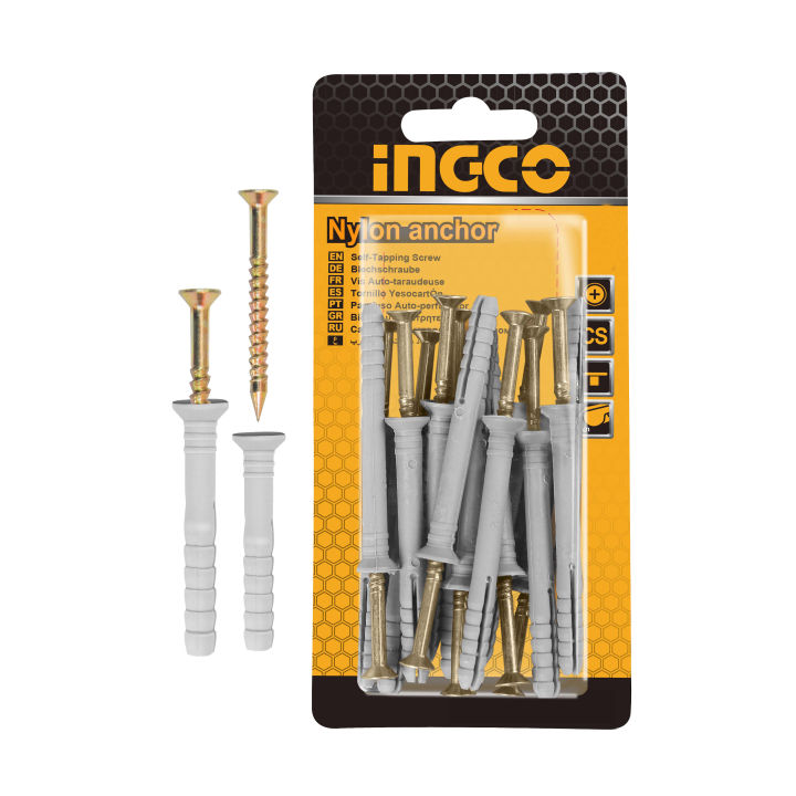 INGCO Nylon Anchor Plug Tox with Screw ING-HT OSOS | Lazada PH