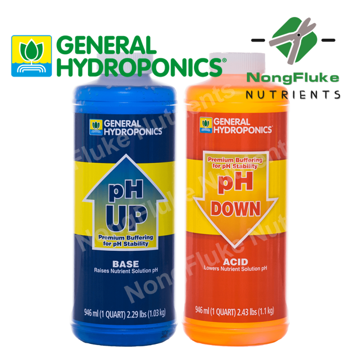 น้ำยาปรับค่า pH Up & pH Down | General Hydroponics ขวดแท้ USA และแบบขวด ...