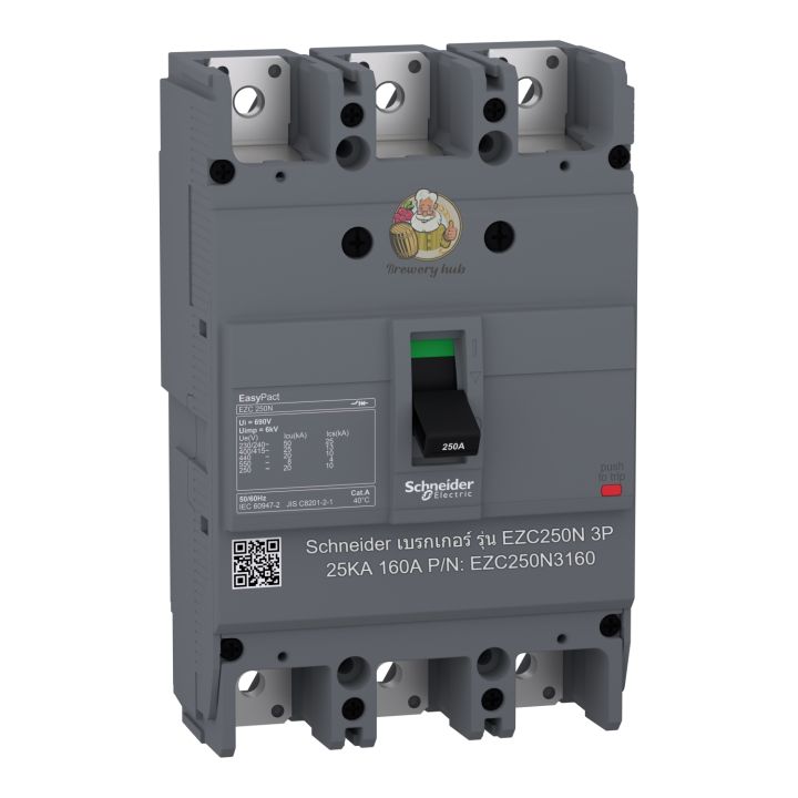 [ซื้อเกินมา + ราคาทุน] Schneider เบรกเกอร์ รุ่น EZC250N 3P 25KA 160A แม่เมน EZC250 เมน แม่เมน ...