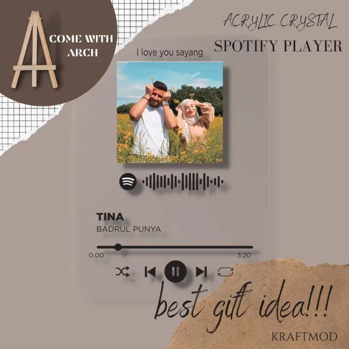 Spotify Acrylic Plaque Premium | Lazada