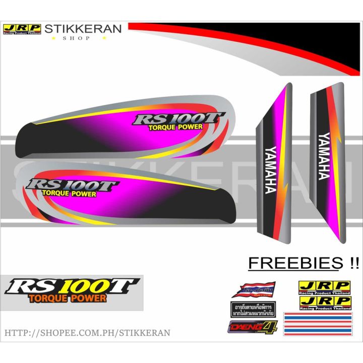 ..YAMAHA RS 100t STOCK DECALS YAMAHA.* | Lazada PH