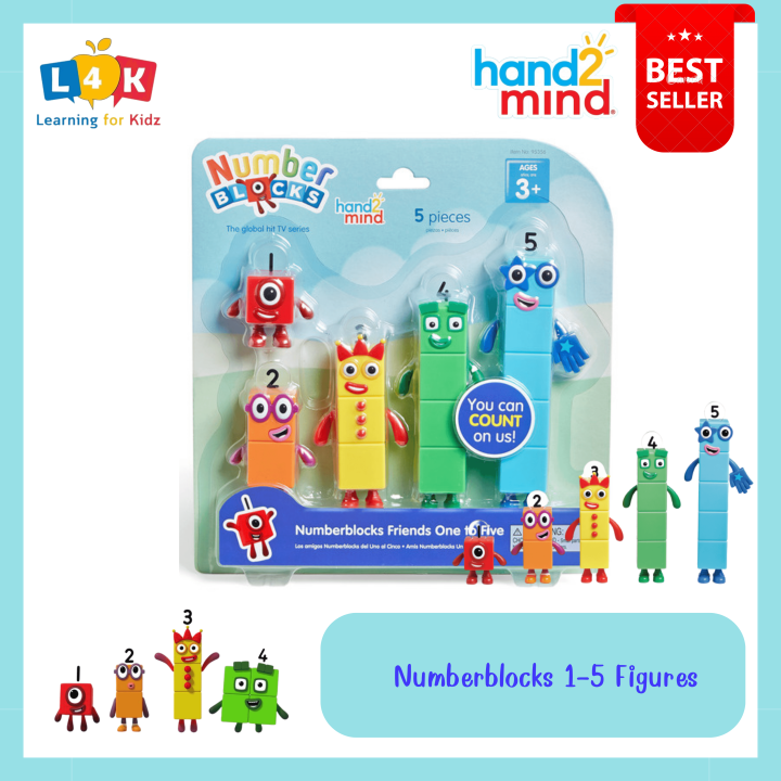 [3 ขวบ +] Numberblocks 1-5 Figures นัมเบอร์บล๊อกส์หมายเลข 1 ถึงหมายเลข ...