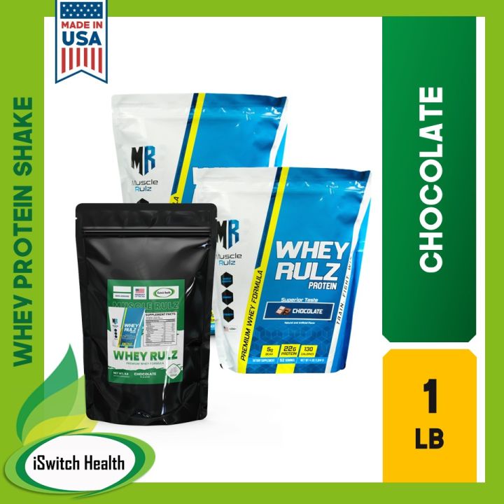 Muscle Rulz Whey Rulz 1lb (REPACKED) | Whey Protein for Men | Whey ...