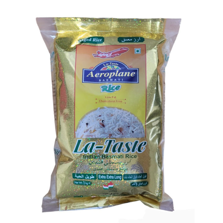 La-Taste Aeroplane India Basmati Rice 1kg | Lazada PH