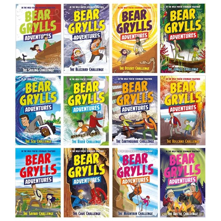 Bear Grylls Adventures 12 books set,English book for children | Lazada ...
