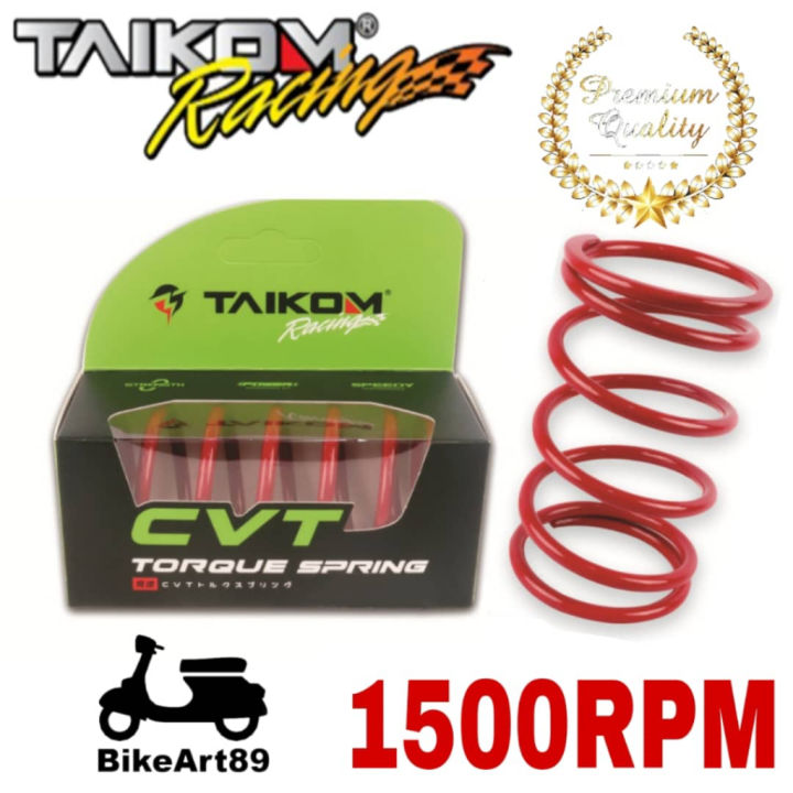 Taikom Racing CVT Torque Spring RPM 1500 BEAT VARIO150 VARIO160 EGO ...