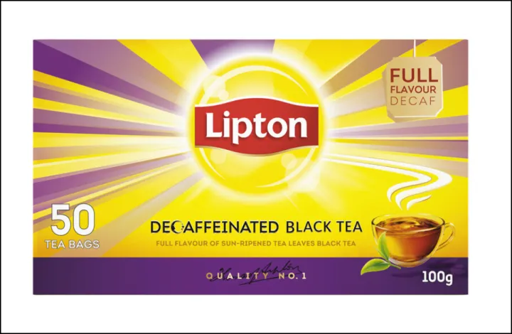 Lipton Decaffeinated Black Tea 50 pack - Expiry Date 02-Jun-2026 ...