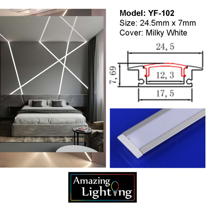Aluminium Profile Casing LED Light Channel Strip Light LED Track Light ...